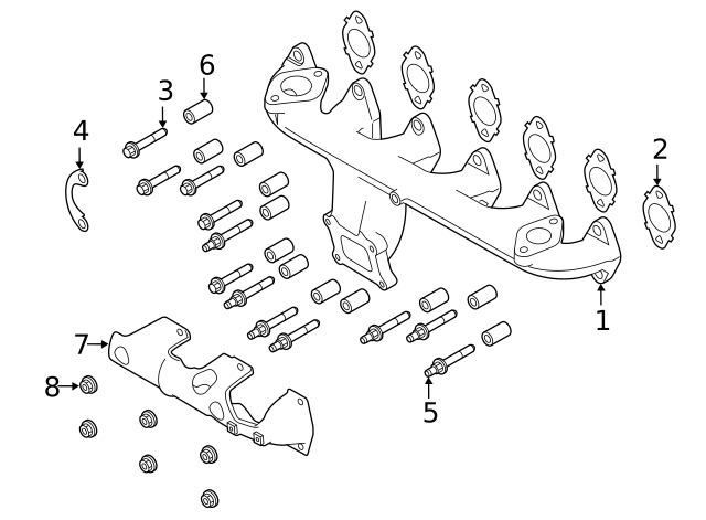 68444859AA - Exhaust Manifold | Mopar Parts Canada