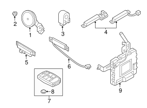 2017-2019 Genesis G90 Unit Assembly Ibu 95400-D2450 | OEM Parts Online