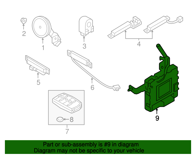 2017-2019 Genesis G90 Unit Assembly Ibu 95400-D2450 | OEM Parts Online