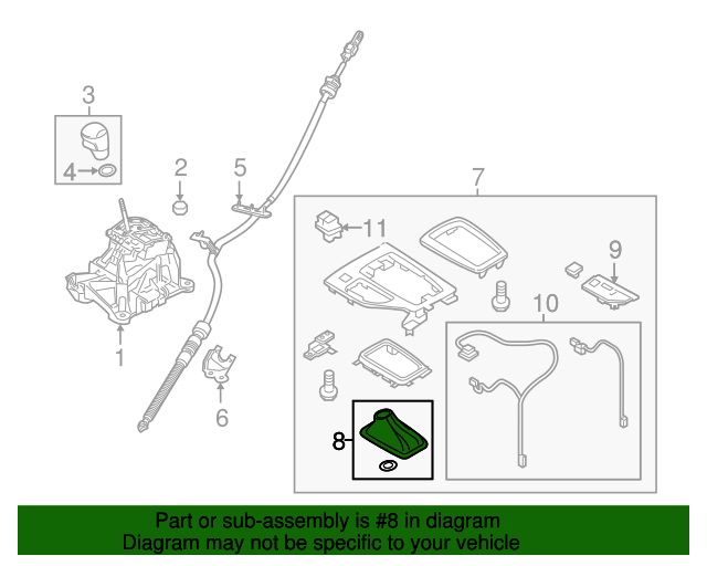 2014-2016 Mazda 3 Shift Boot BHN4-64-330C | Florida Mazda Parts