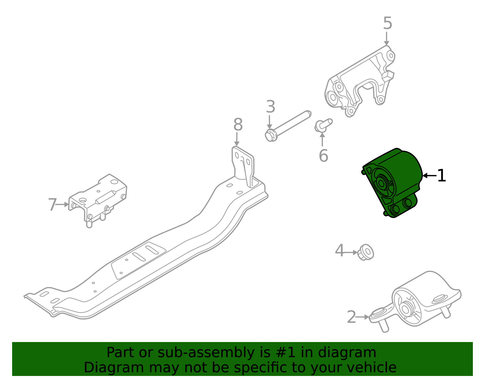 LC3Z-6038-C - Motor Mount 2020-2022 Ford F-350 Super Duty | AutoNation ...