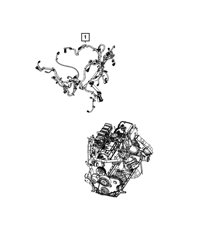 2019-2020 Ram Engine Wiring 68447582AA | My Mopar Parts