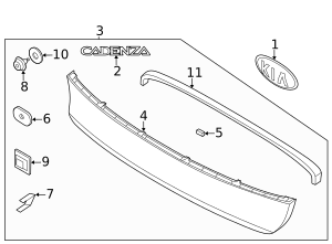 87378-F6500 - Insulator Pad 2020 Kia Cadenza | Kia.Parts Store