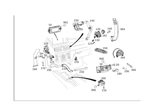 Radio, Operating and Display System for 2014 Mercedes-Benz GLK350 ...