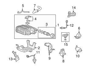 36162-RRA-A01 - Valve Assembly Purge Control Solenoid - 2006-2015 Honda ...