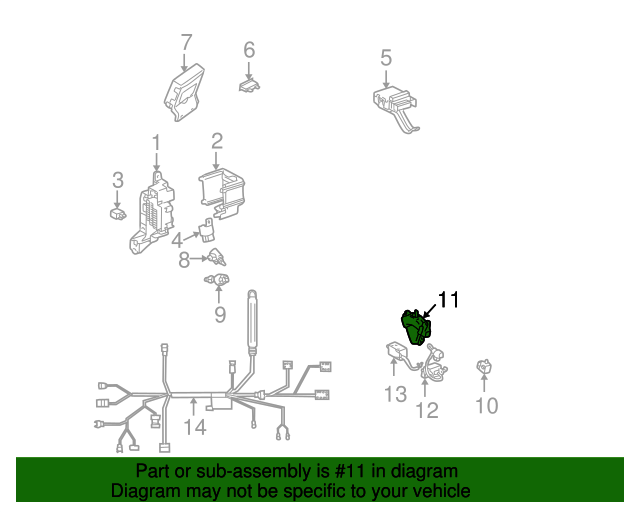 2000-2005 Toyota MR2 Spyder Position Sensor 89451-17010 | OEM Parts Online