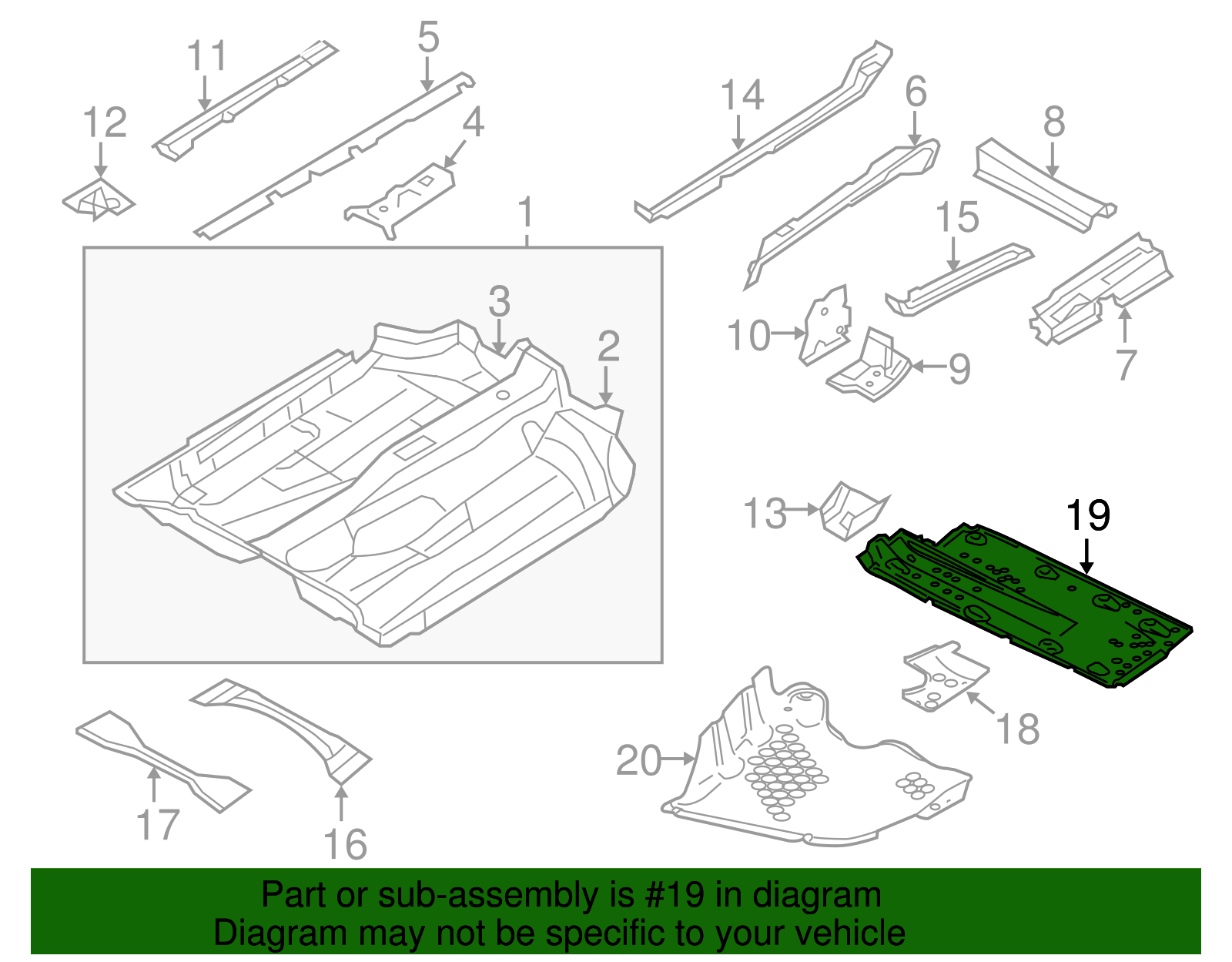 2005-2014 Volkswagen Under-Body Shield 1K0-825-202-BN | OEM Parts Online