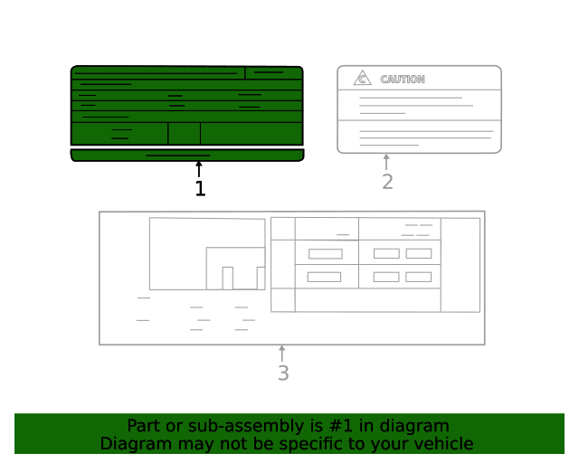 14805-9HB0A - Emission Label 2021 Nissan Altima | Nissan Parts ...