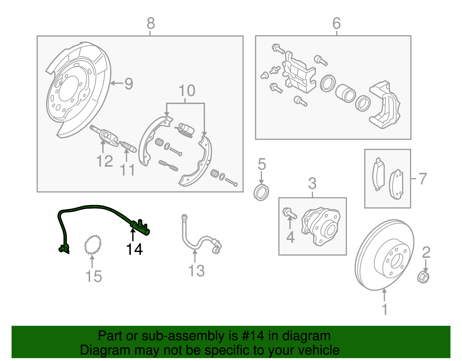 2014-2020 Infiniti Rear Speed Sensor 47901-4GA0A | Infiniti of Nashua