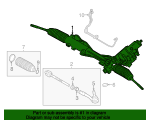Genuine BMW 32-10-2-473-342 | Rack And Pinion Assembly | FREE Shipping ...