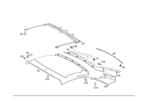 Add-on Parts of Vario Roof for 2012 Mercedes-Benz SL63 AMG | Mercedes ...
