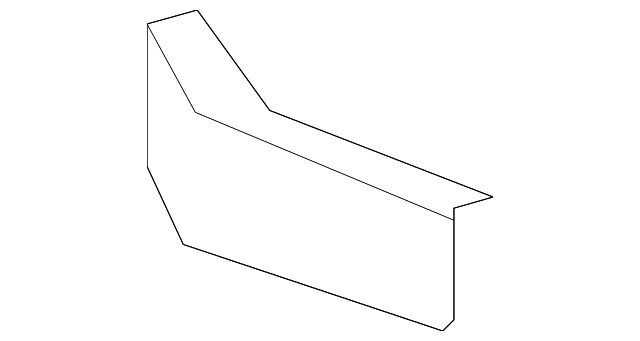 23469132 - Driver Side Underbody Front Air Deflector 2016-2023 ...