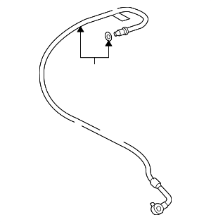 2004-2010 Volkswagen Touareg Pressure Hose 7L6-422-893-BT | vwpartscenter