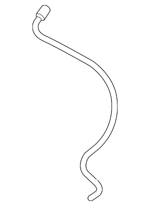 2007-2010 Volkswagen Touareg Power Steering Suction Hose 7L6-422-889-N ...