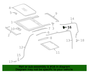 001-995-43-77 - Drain Hose Bracket 2019-2021 Mercedes-Benz | Mercedes ...