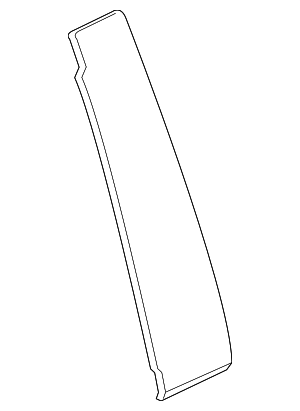 2019-2023 Chevrolet Rear Passenger Side Door Window Frame Rear Applique ...