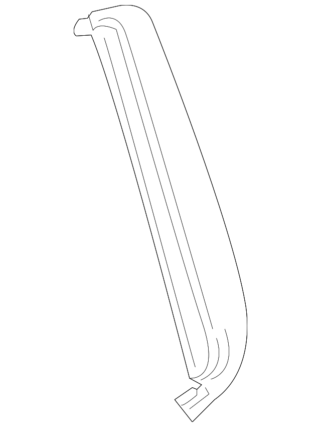 2019-2022 Chevrolet Rear Driver Side Door Window Frame Rear Applique ...