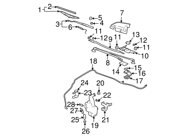 2000-2005 Chevrolet Windshield Wiper and Windshield Washer Control ...