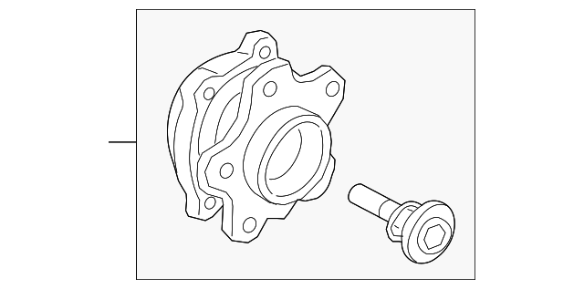 2021-2025 BMW Hub Assembly 31208095641 | OEM Parts Online