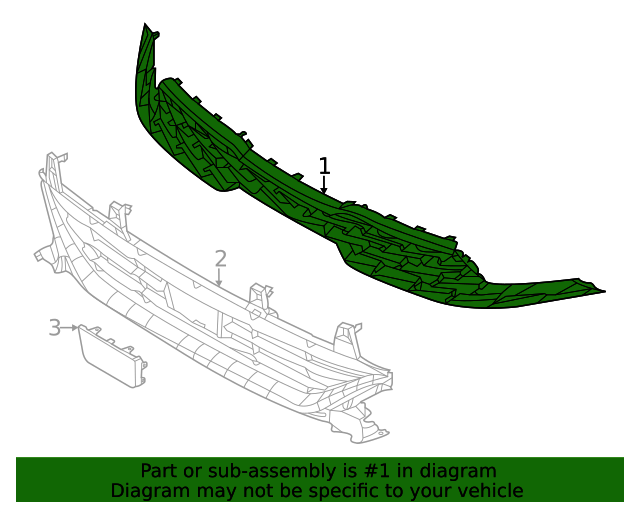 86351-L3300 - Upper Grille 2021-2024 Kia K5 | Kia.Parts Store