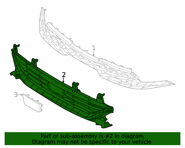 86531-L3310 - Lower Grille 2021-2024 Kia K5 | Kia.Parts Store