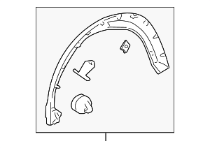 2010-2016 Land Rover LR4 Wheel Flare LR010631 | OEM Parts Online
