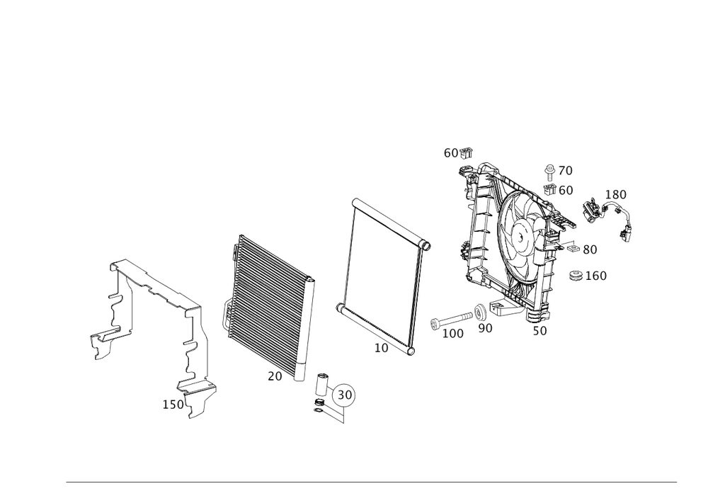 4515010001 - Cooler 2011-2018 Smart Fortwo | Mercedes-Benz USA Parts