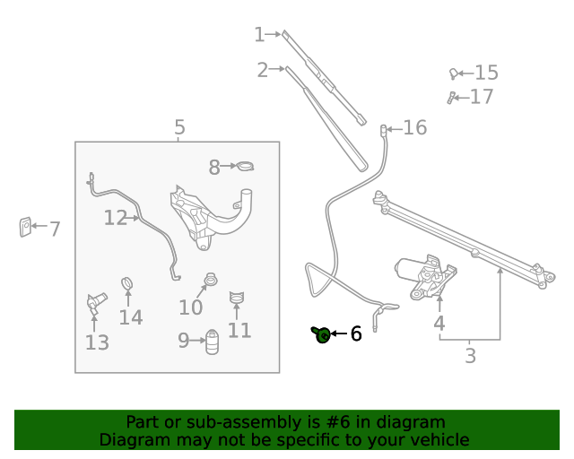 Ford W505427-S442 - Washer Reservoir Bolt - 2021-2023 Ford F-150 | OEM ...