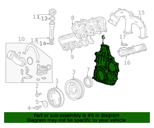 12687775 GM Engine Front Cover | GM Parts Store