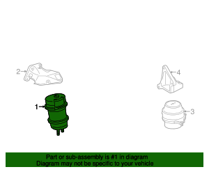 2006-2024 Lexus Front Mount 12361-31112 | Lexus OEM Parts Online