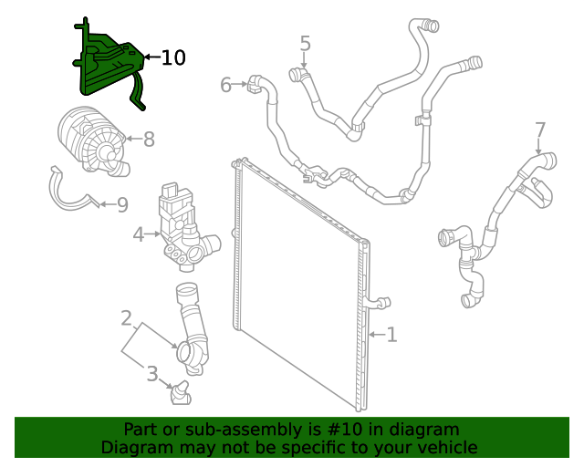 167-501-10-01 - Auxiliary Pump Bracket 2020-2022 Mercedes-Benz ...