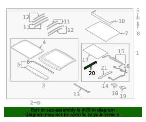 2019-2021 Hyundai Rail 81652-J3000 | OEM Parts Online