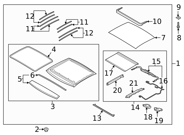 2019-2021 Hyundai Rail 81652-J3000 | OEM Parts Online
