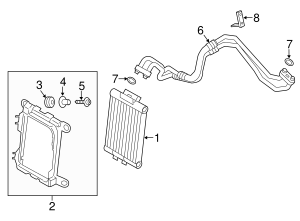 17217618360 - 2012-2016 BMW Oil Cooler (17-21-7-618-360) | BMW of South ...