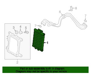17-21-7-618-360 - Oil Cooler - 2012-2016 BMW | Buy BMW Parts Now
