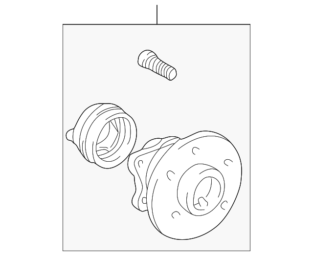 2000-2010 Toyota Hub & Bearing Assembly 42450-63011 | Toyota Parts Center