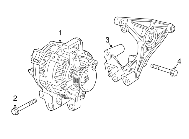 2010-2016 GM Alternator 13597236 GM | GMPartsDirect.com