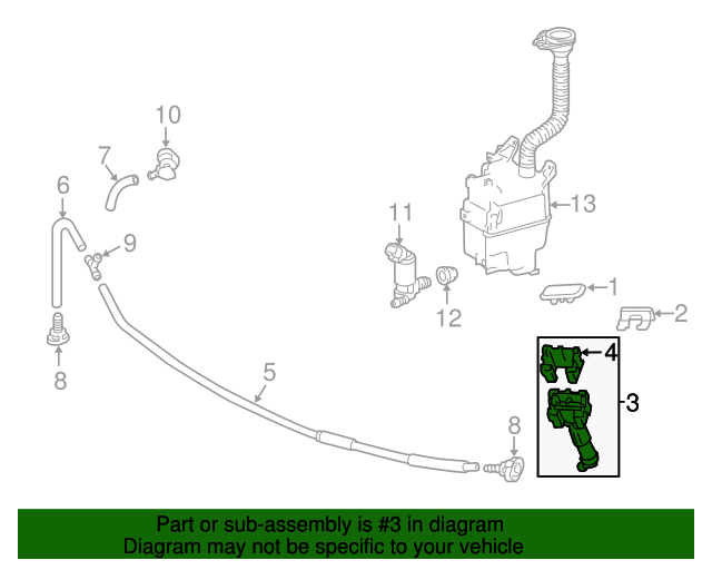 2013-2015 Lexus Actuator 85207-48060 | OEM Parts Online