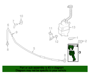 2013-2015 Lexus Actuator 85207-48060 | OEM Parts Online