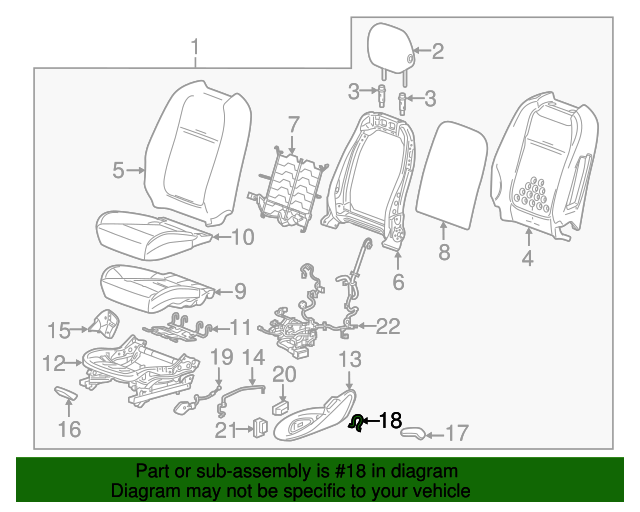 2014-2017 Chevrolet Caprice Multi-Purpose Retainer 22840294 GM ...