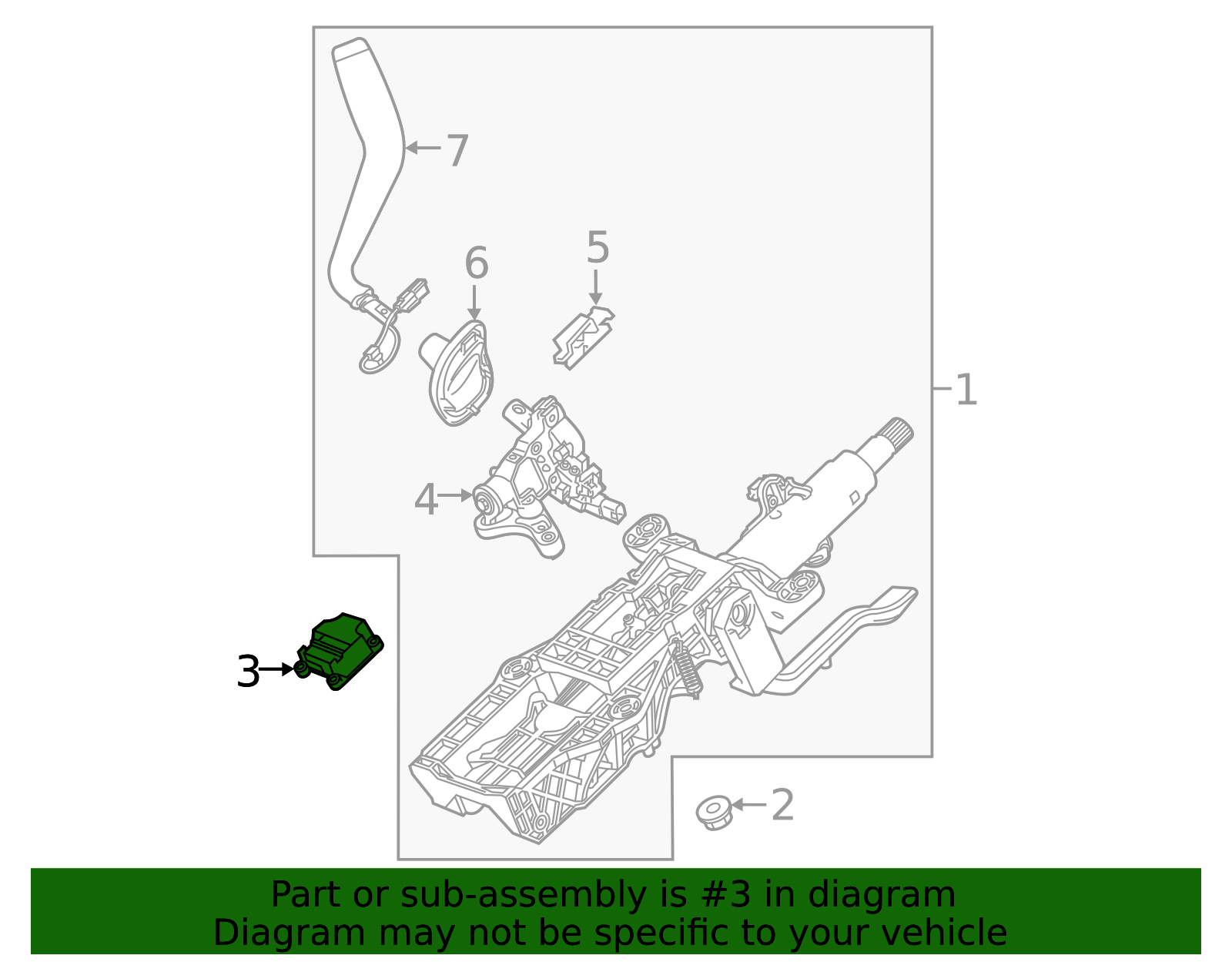 2019-2025 GM Column Lock Module 13534627 | Courtesy Parts