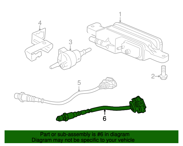 2008-2009 Pontiac G8 Oxygen Sensor 92210450 GM | GMPartsDirect.com