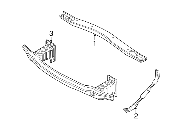 51717228081 - 2007-2019 BMW Upper Cross-Member (51-71-7-228-081) | BMW ...