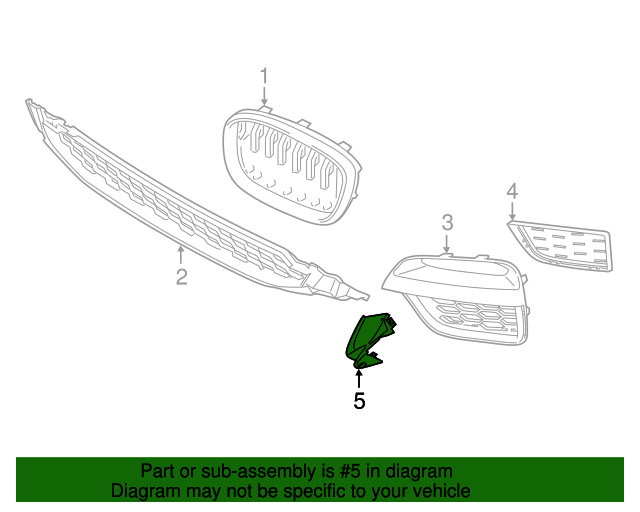 51118070394 - 2018-2021 BMW Center Filler (51-11-8-070-394) | BMW of ...