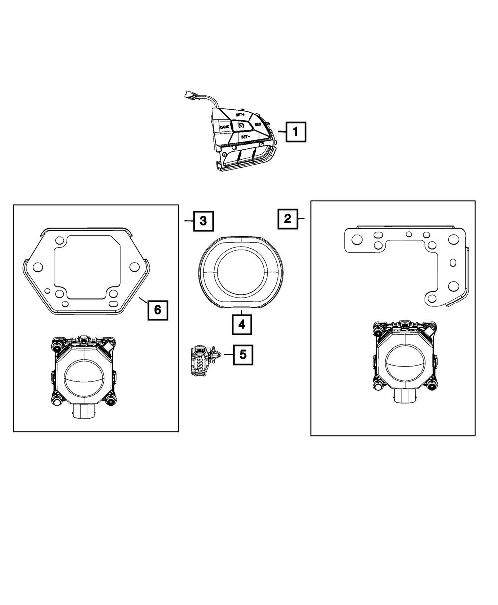 2019-2021 Jeep Grand Cherokee Adaptive Speed Control Module Sensor ...