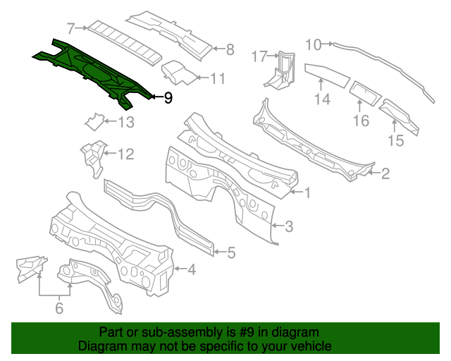 64316924277 - 2006-2015 BMW Microfilter Lower Housing (64-31-6-924-277 ...