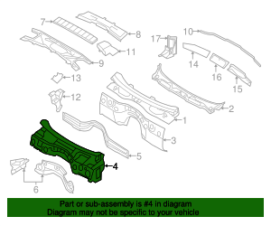 Genuine Dash Panel Insulator for 2006-2013 BMW | OEM Part# 51-48-6-981 ...