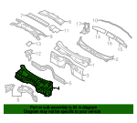 51486981131 - 2006-2013 BMW Dash Panel Insulator (51-48-6-981-131 ...