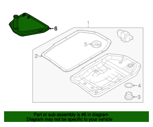 2007-2010 Audi Q7 Filter 0AT-325-429 | Audi USA Parts