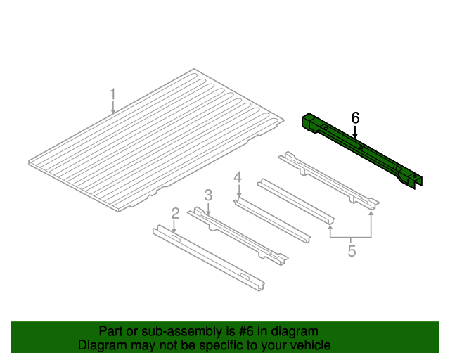 2002-2020 Mopar Box Sill 68377178AB | TascaParts.com
